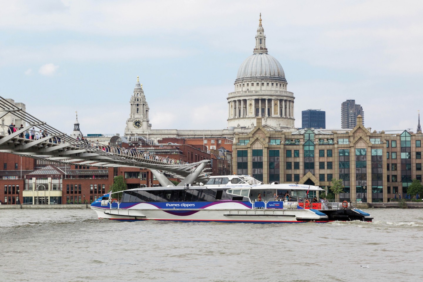 Thames Clippers, London - Typhoon at St Paul's Cathedral © Thames ...