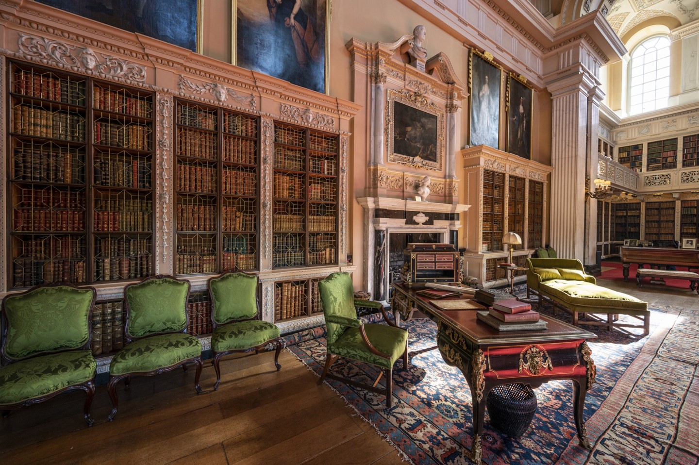 Blenheim Palace, Woodstock, Oxfordshire - Library at Blenheim Palace ...