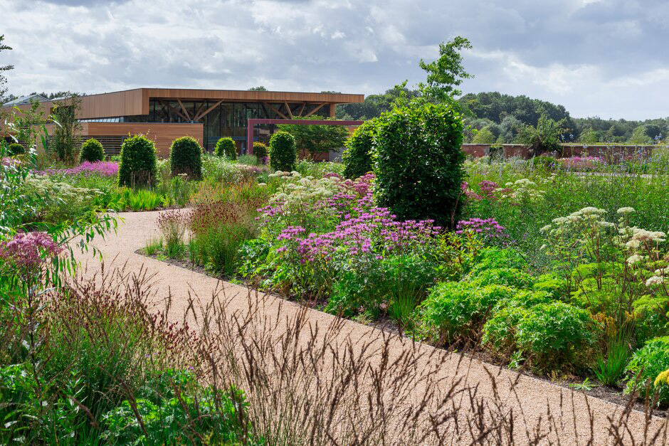 The Worsley Welcome Garden at RHS Garden Bridgewater. August 2020 ...