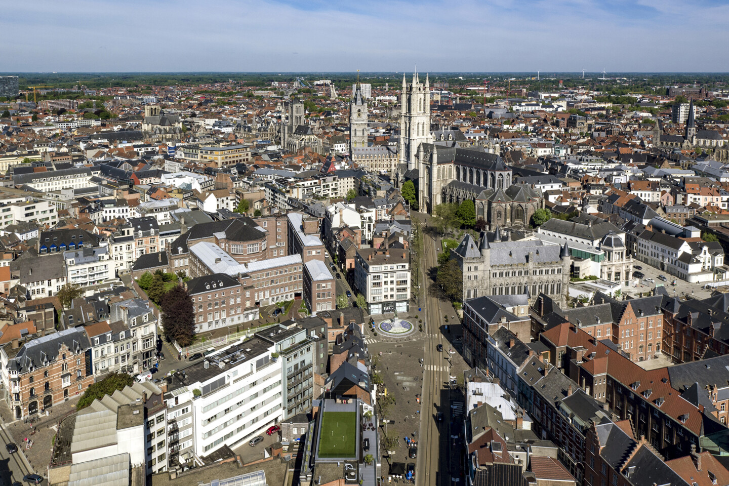 Ghent-Belgium-Aerial-view-of-Ghent-VisitFlanders-©Stad-Gent-Dienst ...