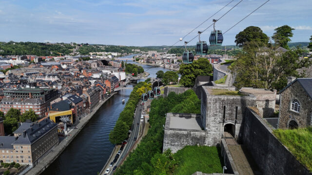 Namur vu du ciel - Telepherique - Greatdays Group Travel